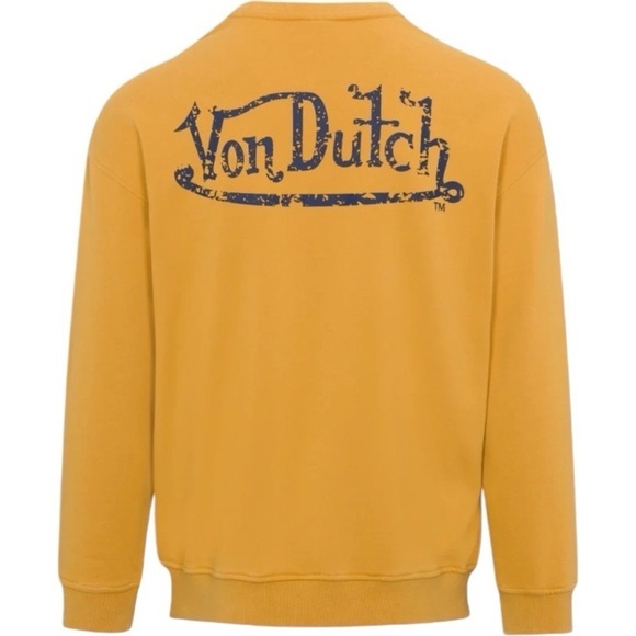 Von Dutch | Shirts | Nwt Von Dutch 2xl Mustard Yellow Crewneck | Poshmark
